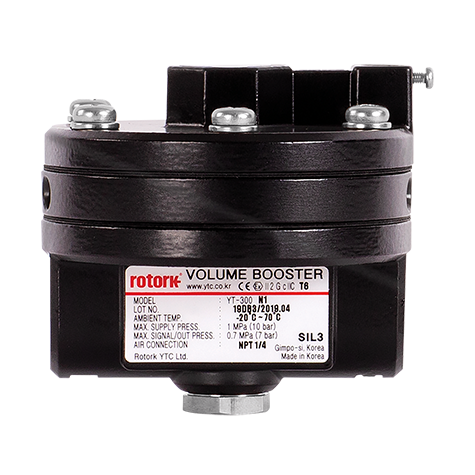 YT-310N1 VOLUME BOOST 3/4" NPT / Pilot Accessories / Pneumatic Actuated ...