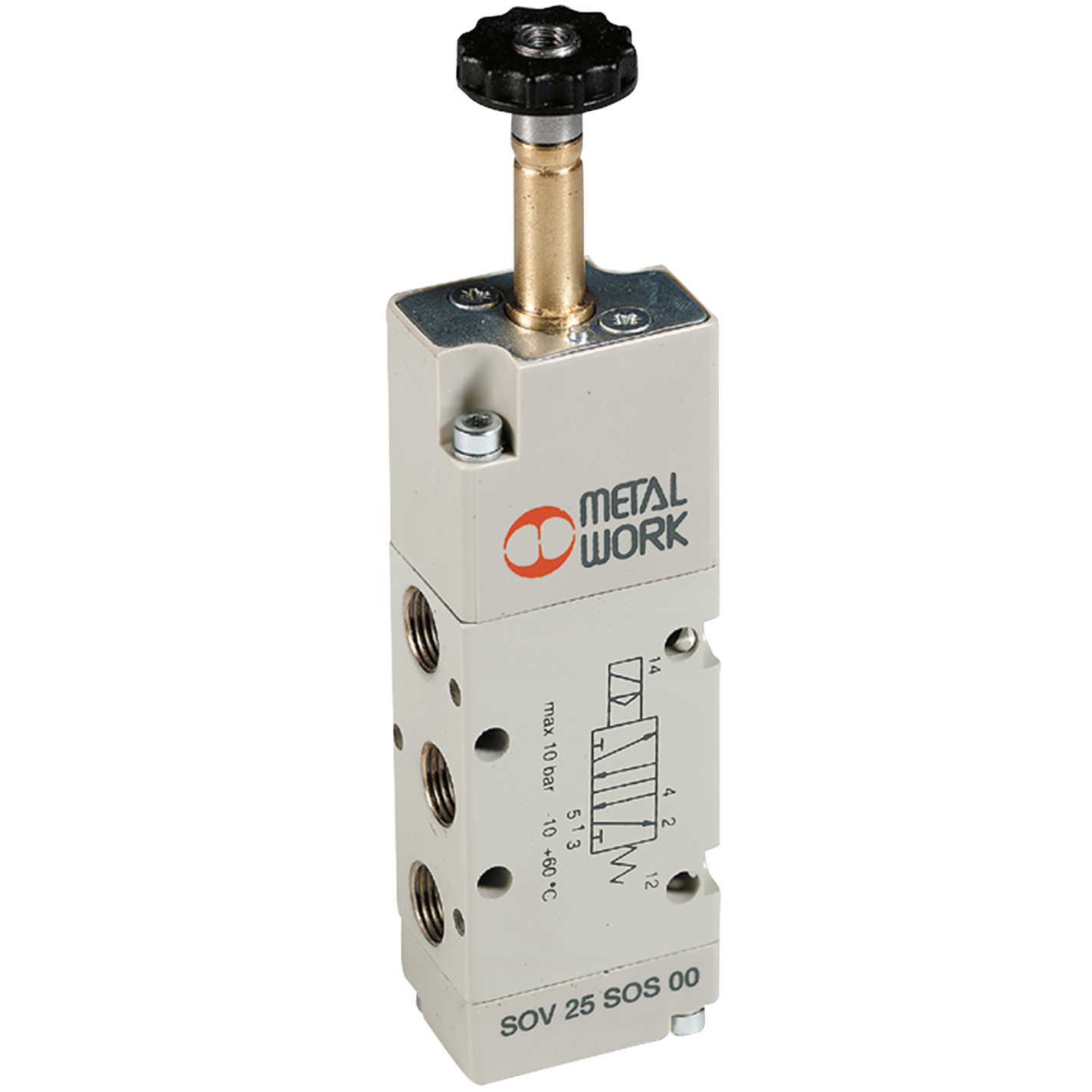 5/2 G1/8 SOLENOID/SPRING VALVE / 5 Port 2 Position / Solenoid Valves ...