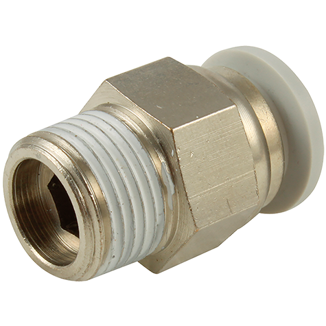 Male Stud / Push Fittings / Connectors / Pneumatics and Vacuum - Flowtech