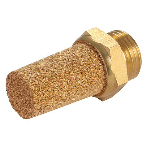 1/4" BSPP MALE SILENCER MEDIUM BRASS / Silencer / Valve Accessories ...