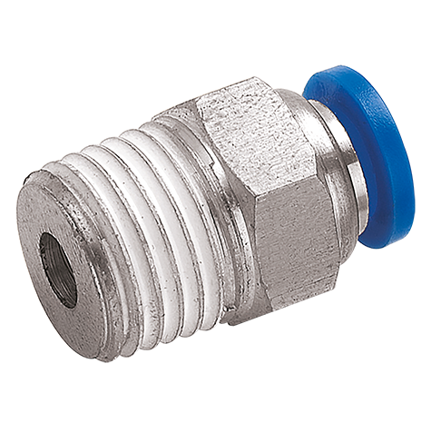 Male Stud / Push Fittings / Connectors / Pneumatics and Vacuum - Flowtech