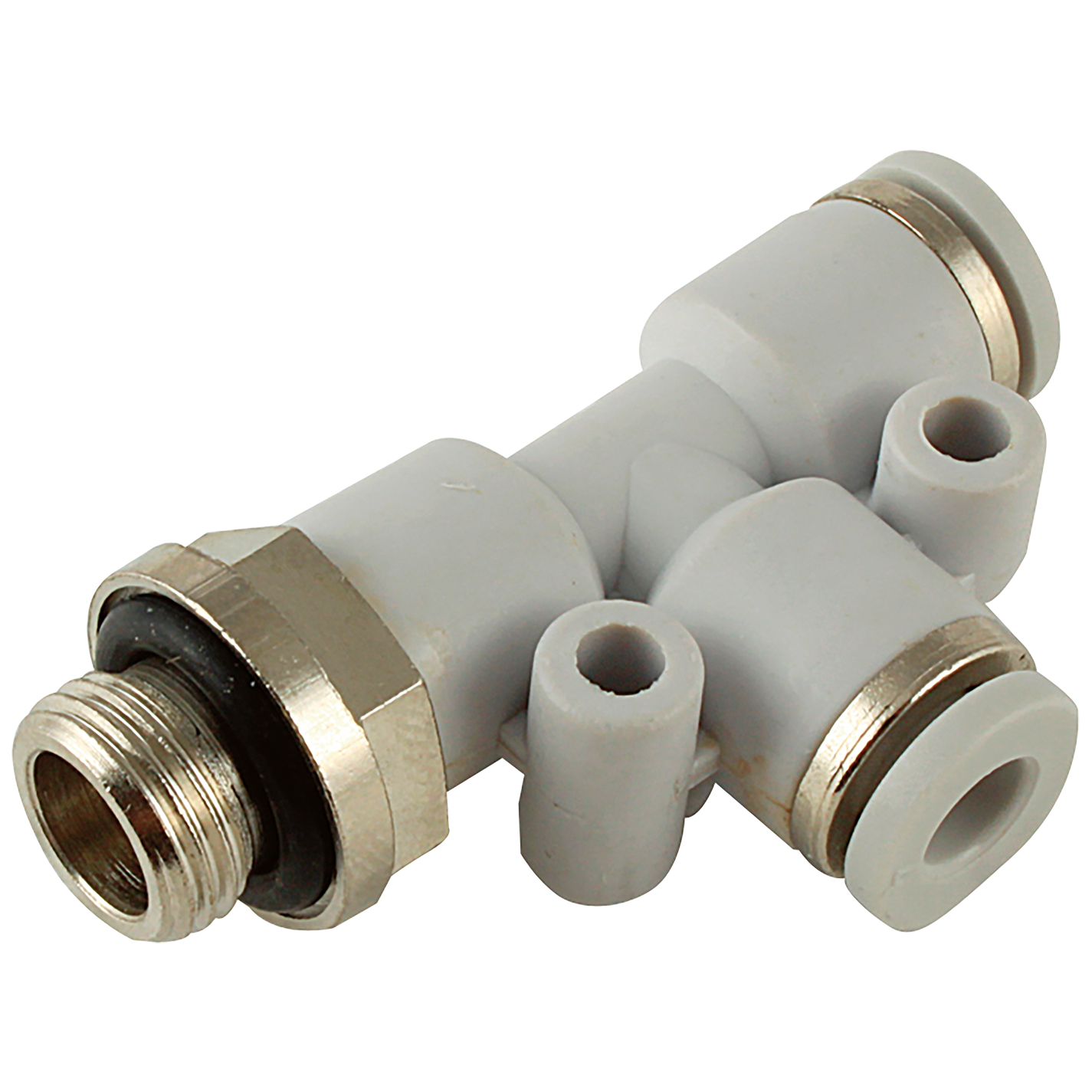 Tee / Push Fittings / Connectors / Pneumatics and Vacuum - Flowtech