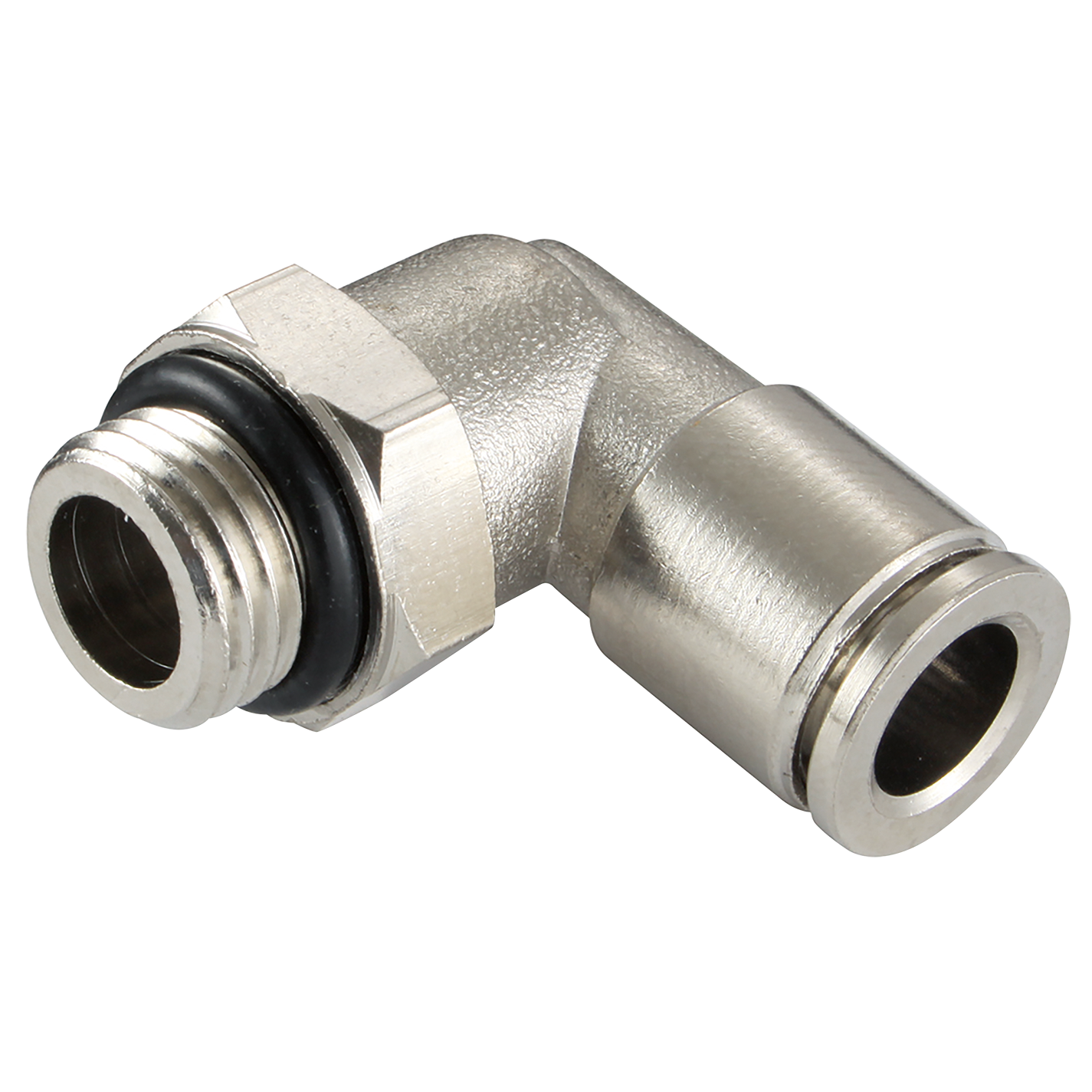 10mm OD x 3/8" BSPP Male Stud Elbow / Elbow / Push Fittings / Connectors / Pneumatics and Vacuum ...