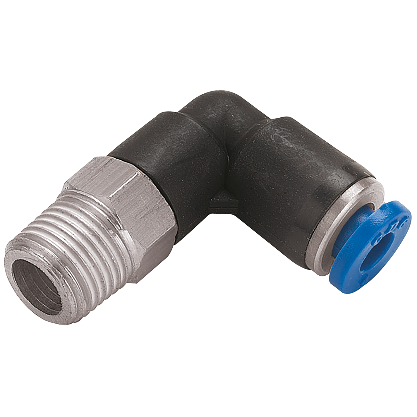 8mm OD x 1/4" BSPT Male Stud Elbow / Elbow / Push Fittings / Connectors ...