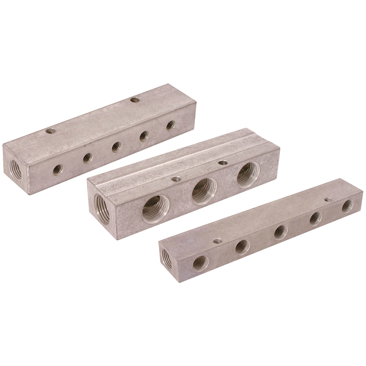 MANIFOLD 1/4" BSP X 2 X 1/8" BSP 5X2ROW / BSPP Port / Distribution ...