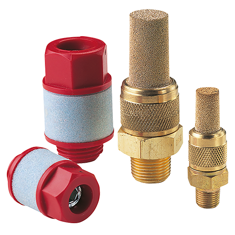 1/4" EXHAUST FLOW REGULATOR/SILENCER / Flow Control / Function Fittings ...