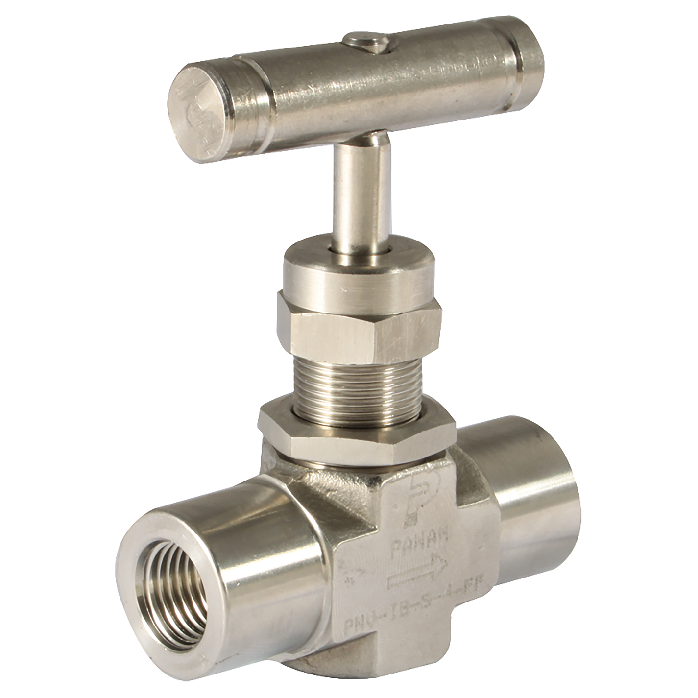 1/4" NPTF F/F 6000PSI 316SS NEEDLE VALVE | Shepherd Hydraulics