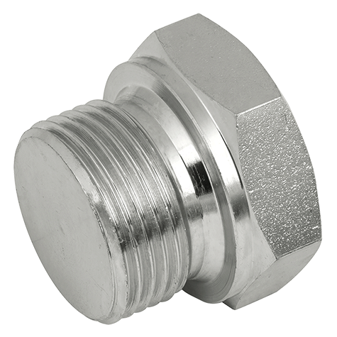 1/2" BSPP MALE SOLID PLUG STEEL / Plugs and Caps / Threaded Connectors ...