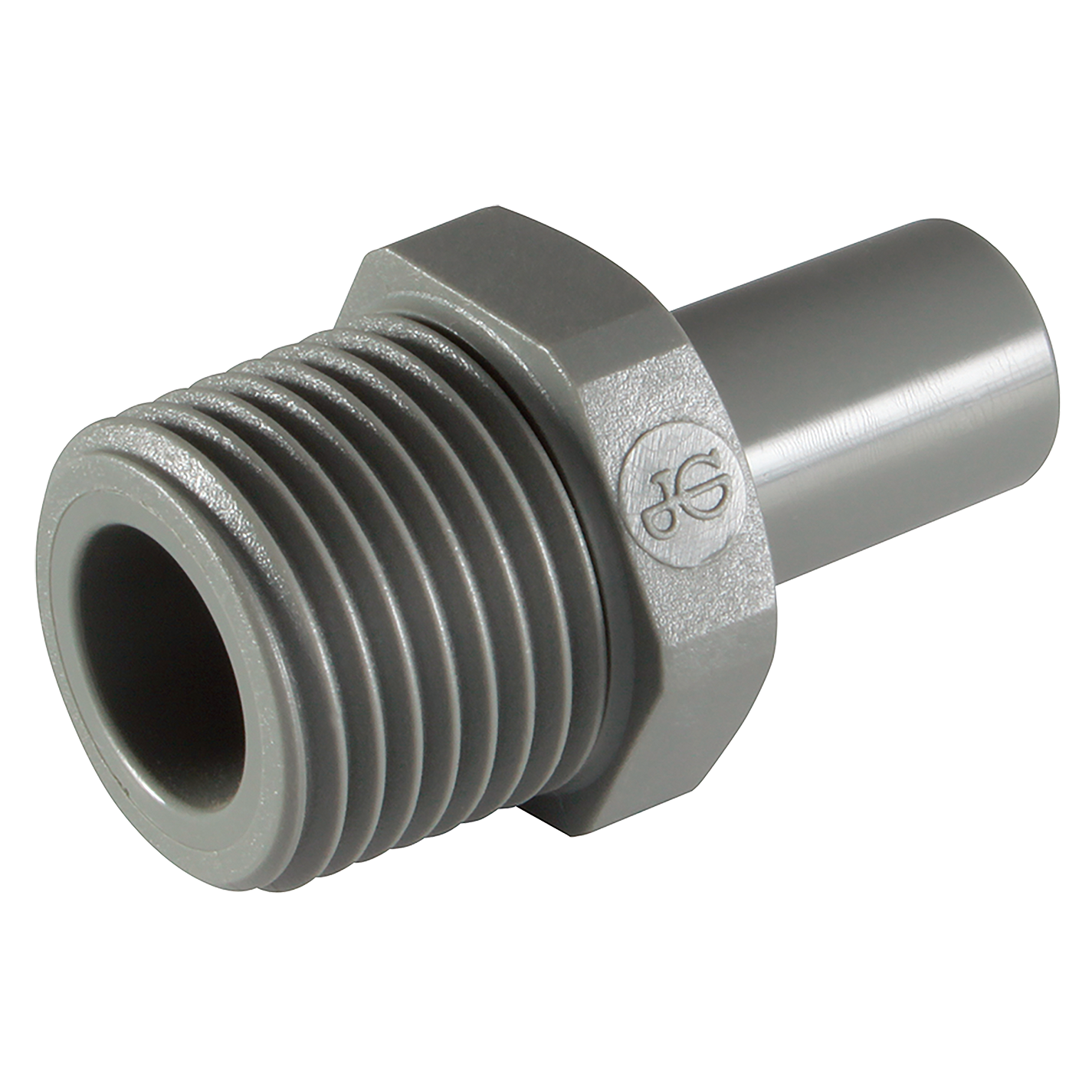 1/4" OD X 1/8" NPT MALE STEM ADAPTOR | Shepherd Hydraulics