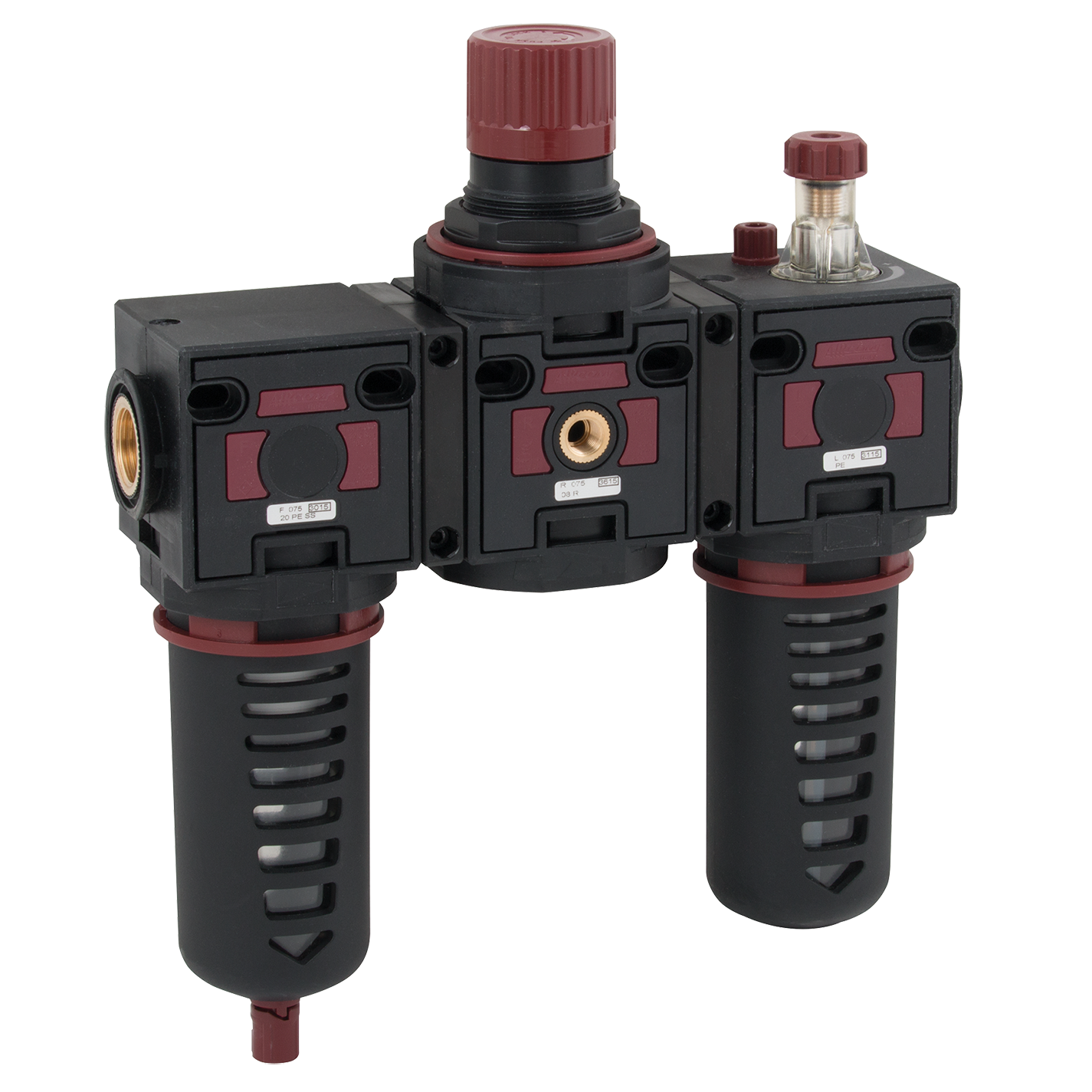 1/2" BSP Parallel Female + Regulator + Lubricator | Shepherd Hydraulics