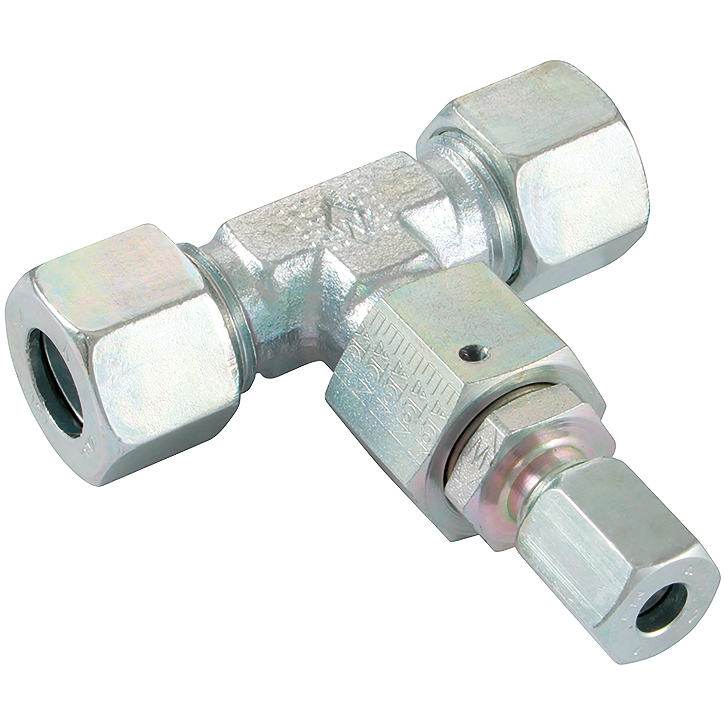 Tee / Compression Fittings / Connectors / Hydraulic - Flowtech