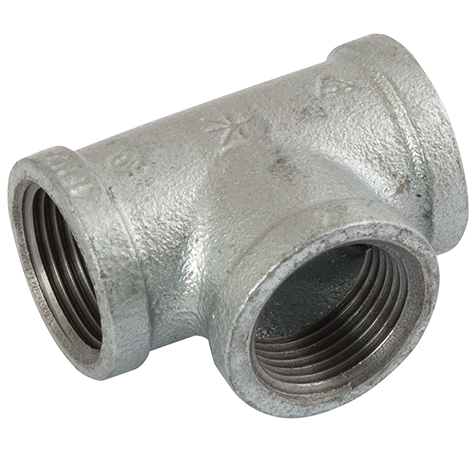 (BS FIG161) FEM BSPT EQUAL TEE 2 GLV / Tee / Fittings and Tubing / Ring ...