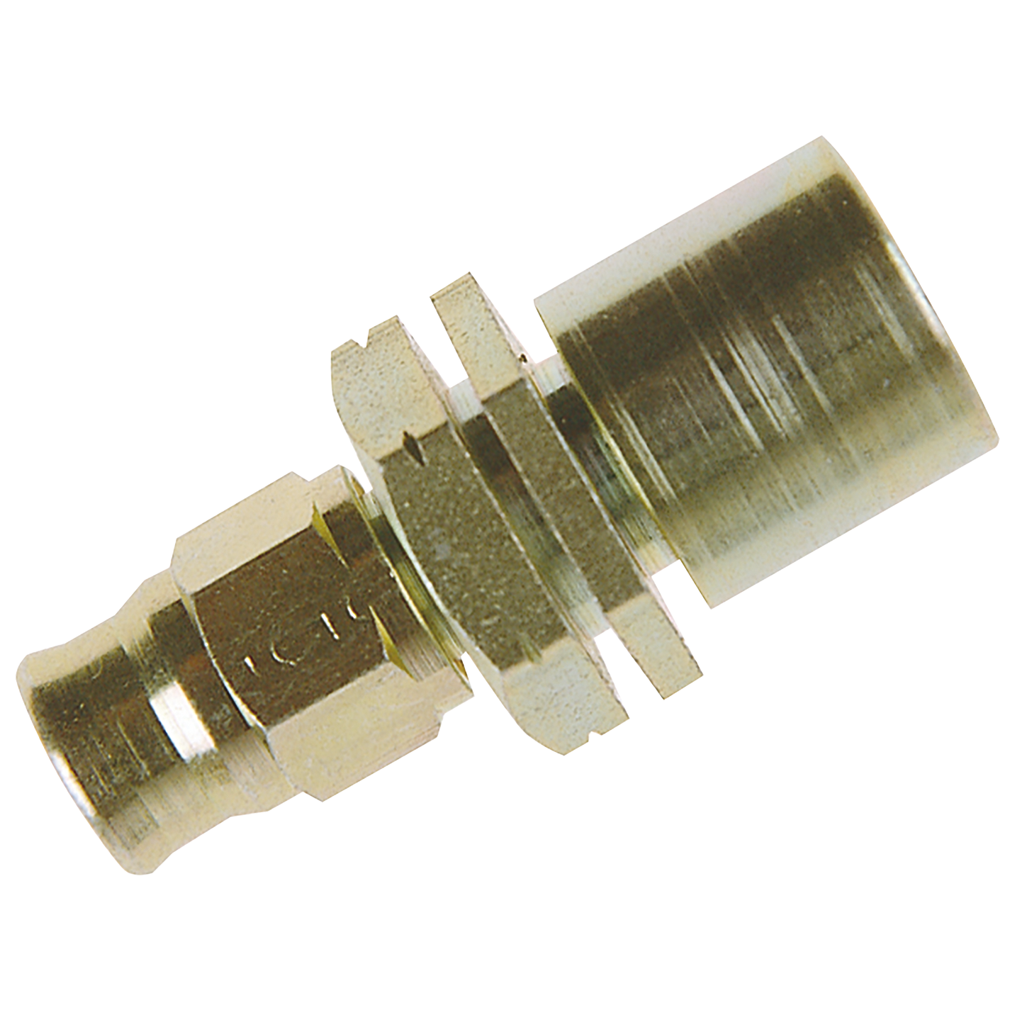 M10 X 1 Metric Reusable Bulkhead For 600 Hose Zinc Plated CS Centinal M10 X 1 Metric Reusable Bulkhead For 600 Hose Zinc Plated CS Centinal