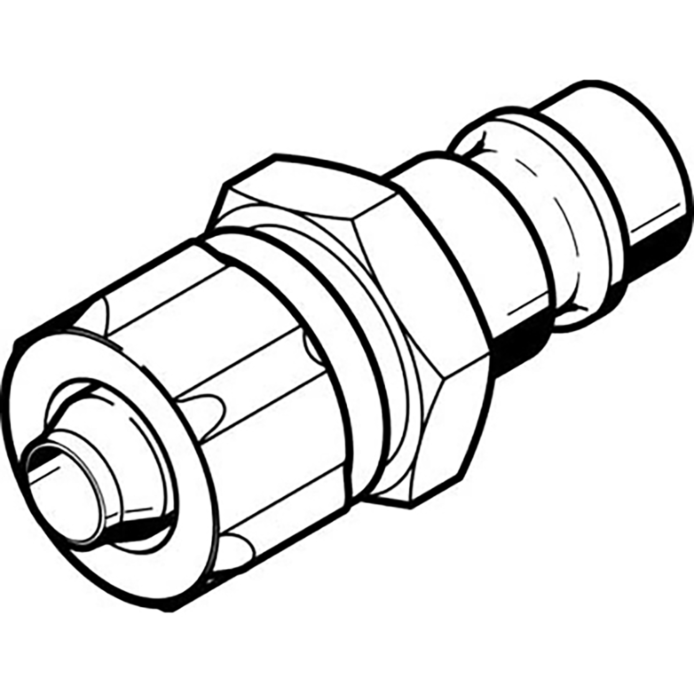 KS4 CK 6 QUICK COUPLING Pneumatics Direct KS4 CK 6 QUICK COUPLING Pneumatics Direct