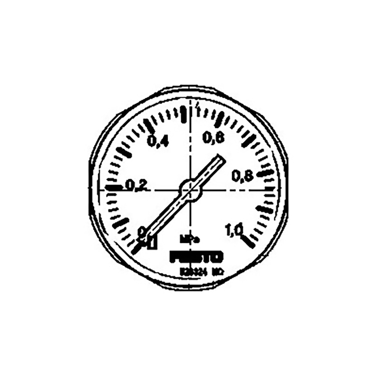 MA 40 1 6 G1 8 MPA PRESSURE GAUGE Shepherd Hydraulics