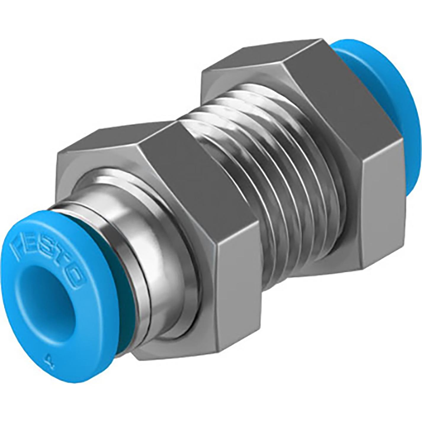 Bulkhead / Push Fittings / Connectors / Pneumatics and Vacuum - Flowtech