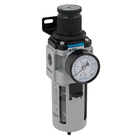 1/2" Reg BSPP Semi Auto / Filter Regulator / FRL / Air Preparation ...