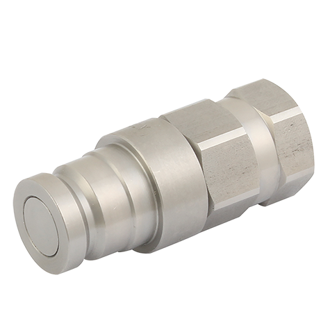 1/2" BSP Female Hydraulic Quick Release Plug / Flat Faced / Screw ...