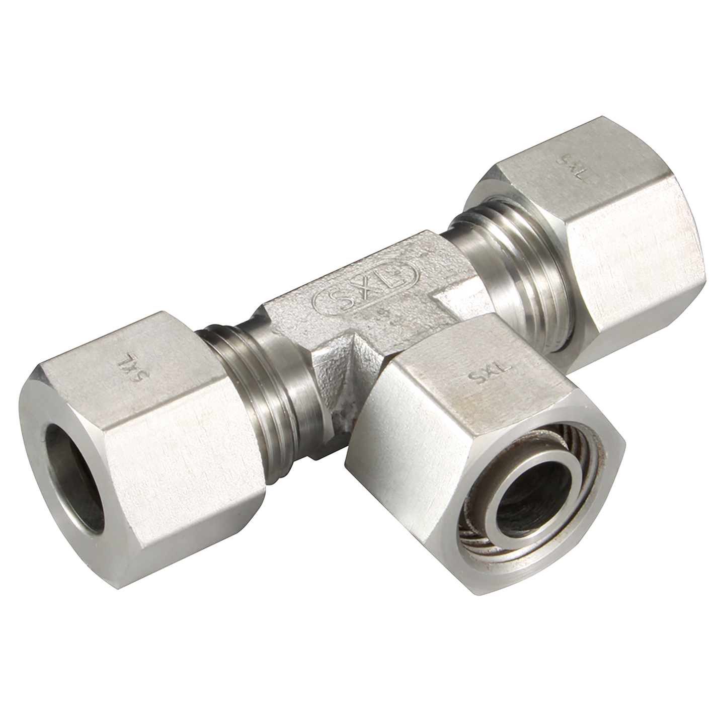Tee / Compression Fittings / Connectors / Hydraulic - Flowtech