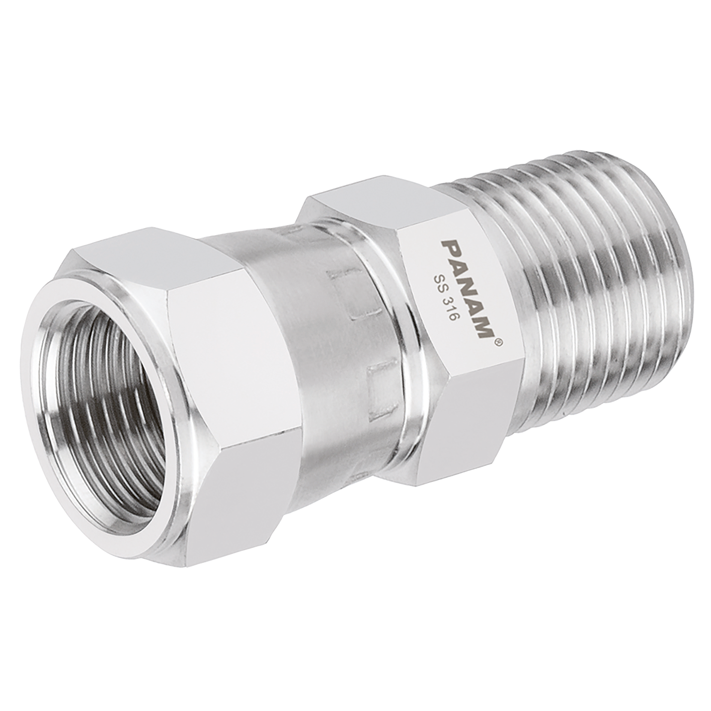 1/4" NPT x 7/16"-20 UNF Male/Female / Male x Female / Threaded Connectors / Connectors ...