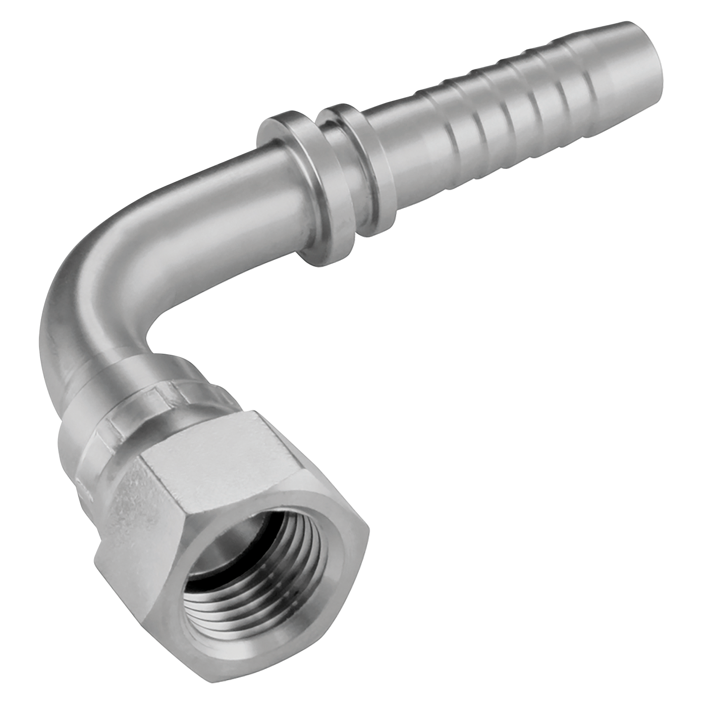 1 2 37 JIC Female X Swept Hose Tail 90 Elbow Shepherd Hydraulics
