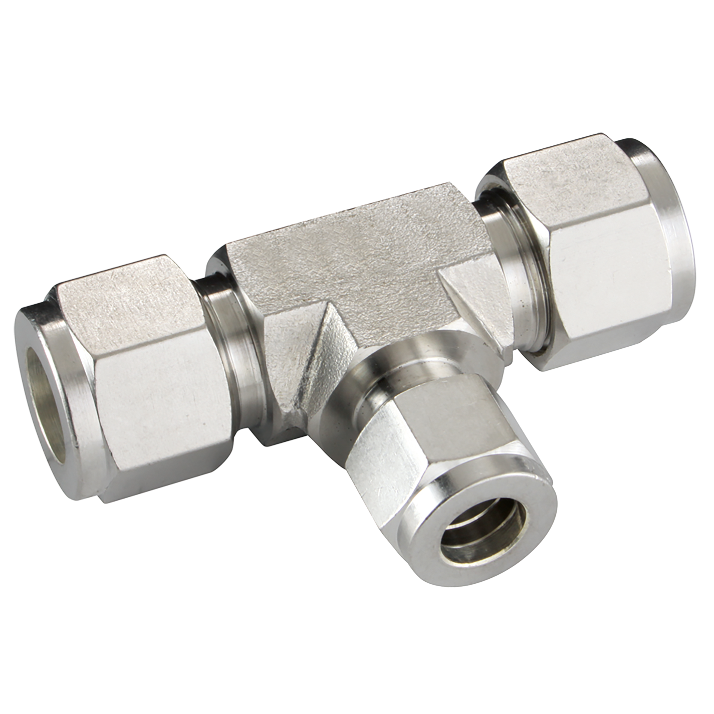 Tee / Compression Fittings / Connectors / Hydraulic - Flowtech