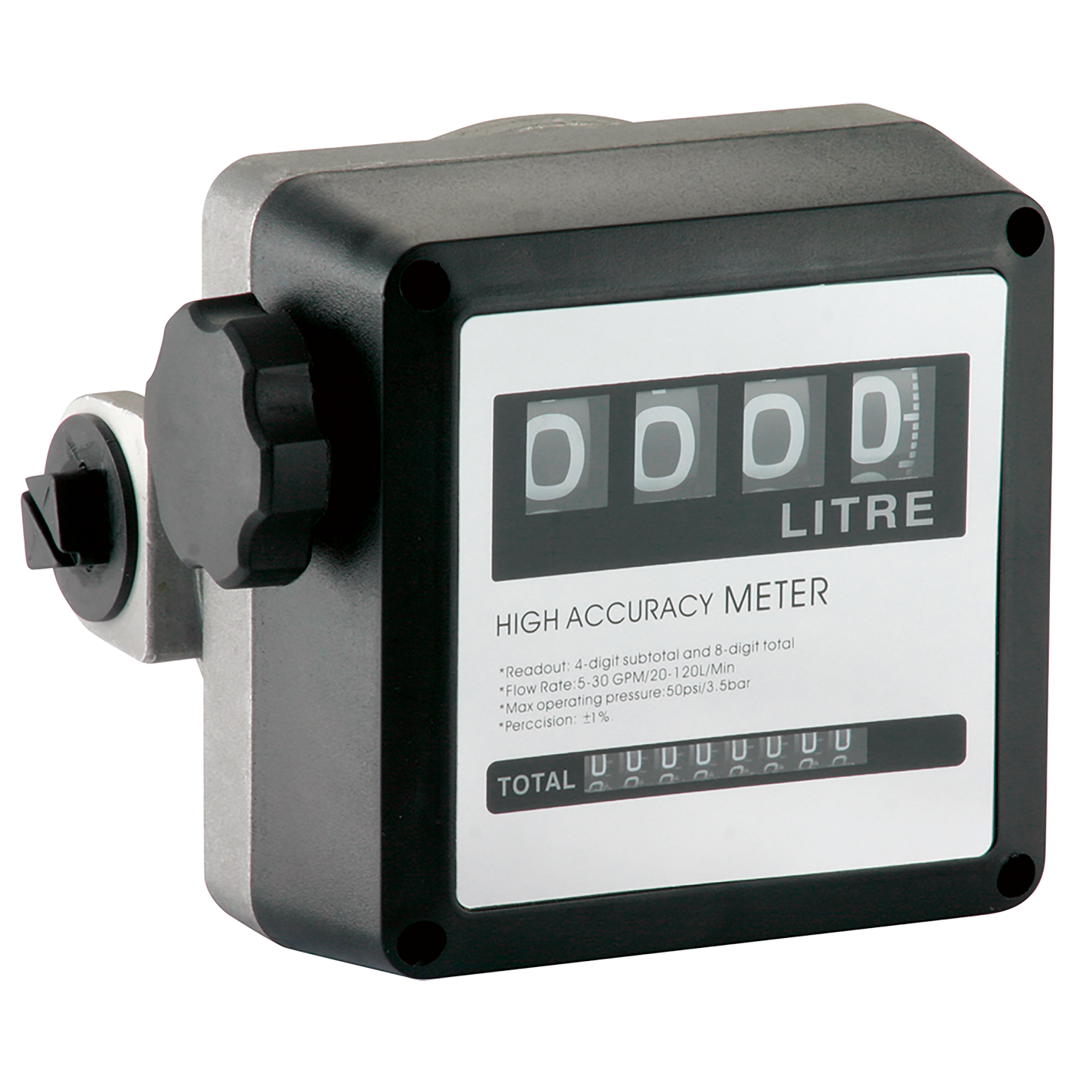 FLOW METER 1"BSP PORTS 20-76L/MIN | Shepherd Hydraulics