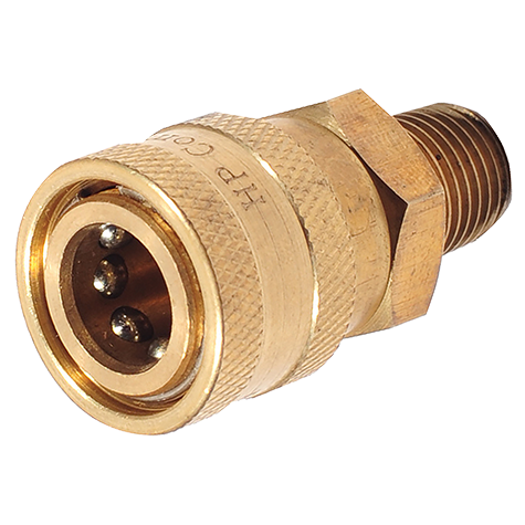 1/4" BSPP MALE QUICK RELEASE COUPLING / QRC / Fittings / Pressure Wash ...