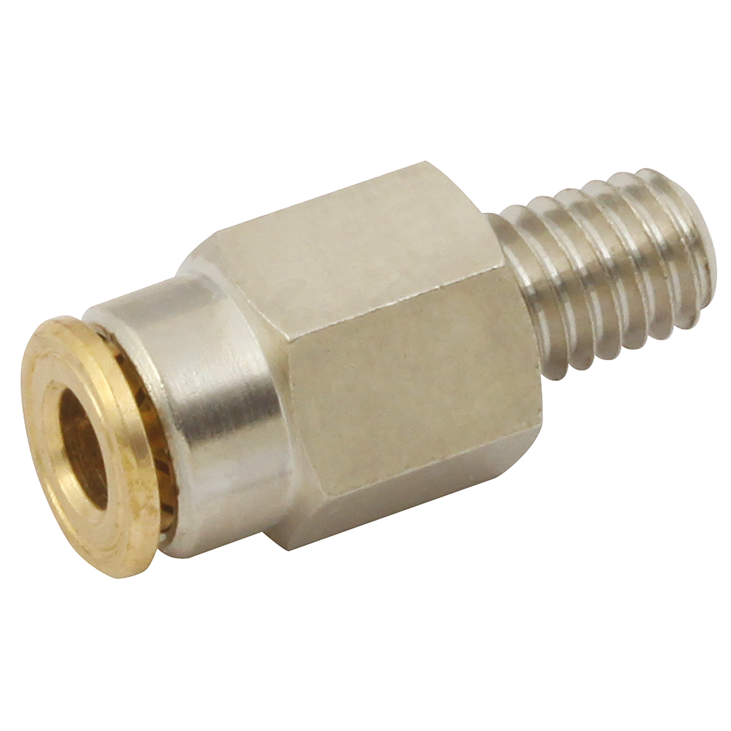 4MM X M6X1 STRAIGHT. PUSH-IN BRASS LUB SYSTEM / Straight / Hose ...