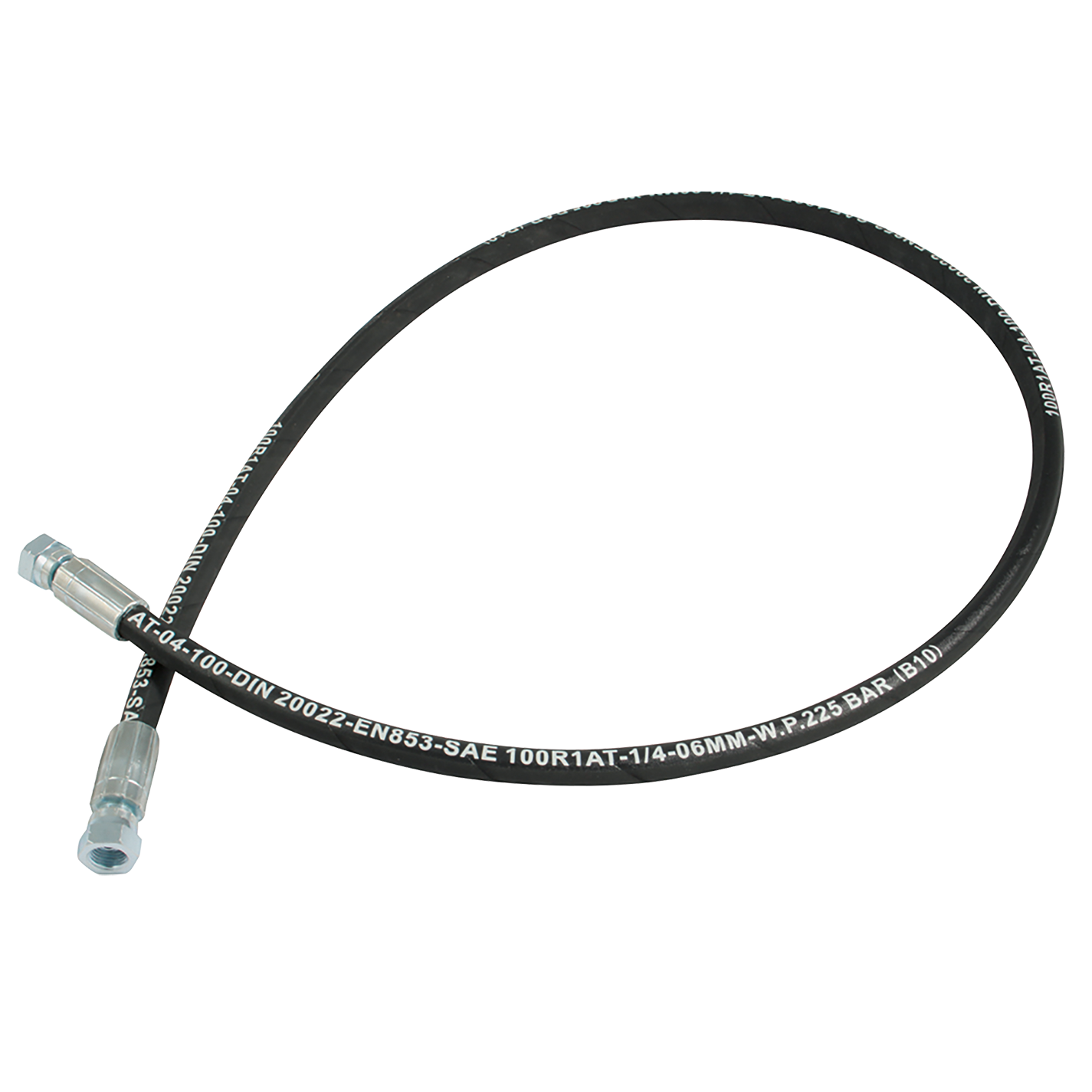 R1 FLEXIBLE OIL LINE 1 4 F F X 600MM Shepherd Hydraulics R1 FLEXIBLE OIL LINE 1 4 F F X 600MM Shepherd Hydraulics
