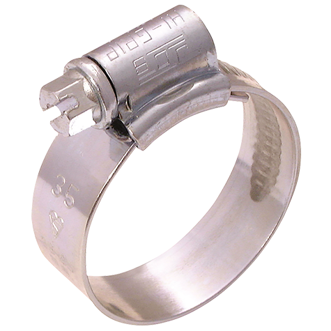 13-20MM HI-GRIP HOSE CLIP MILD STEEL / Worm Drive / Clips / Clips and ...