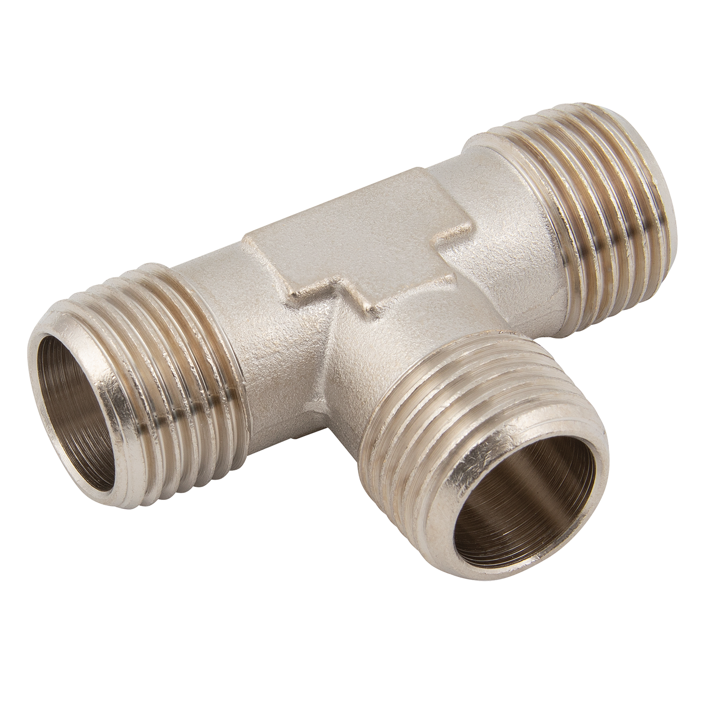 1/2" BSPT Male Equal Tee / Tee / Threaded Adaptors / Connectors / Pneumatics and Vacuum - Flowtech