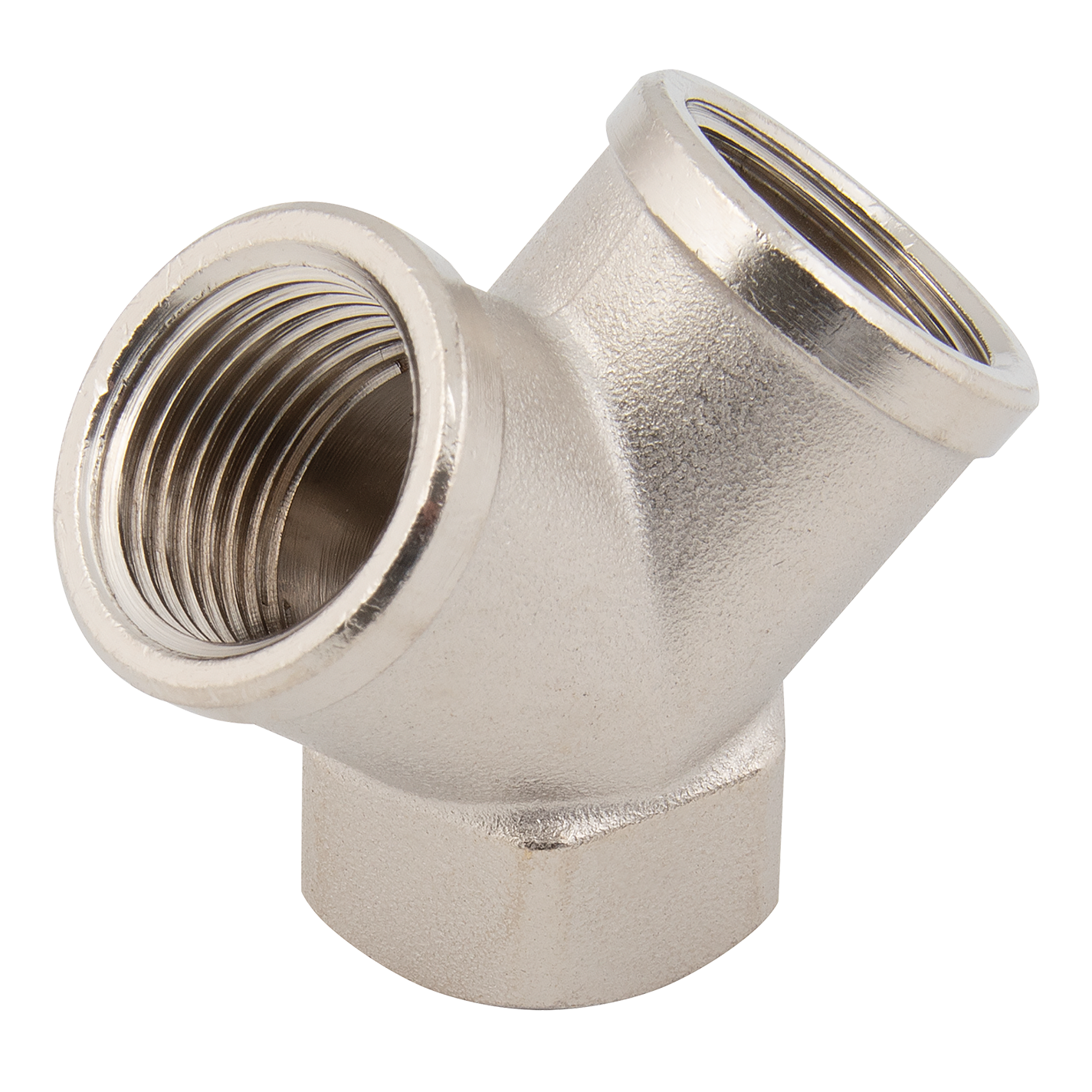 1/2" BSPP Female Equal Y Connector / Y / Threaded Adaptors / Connectors ...