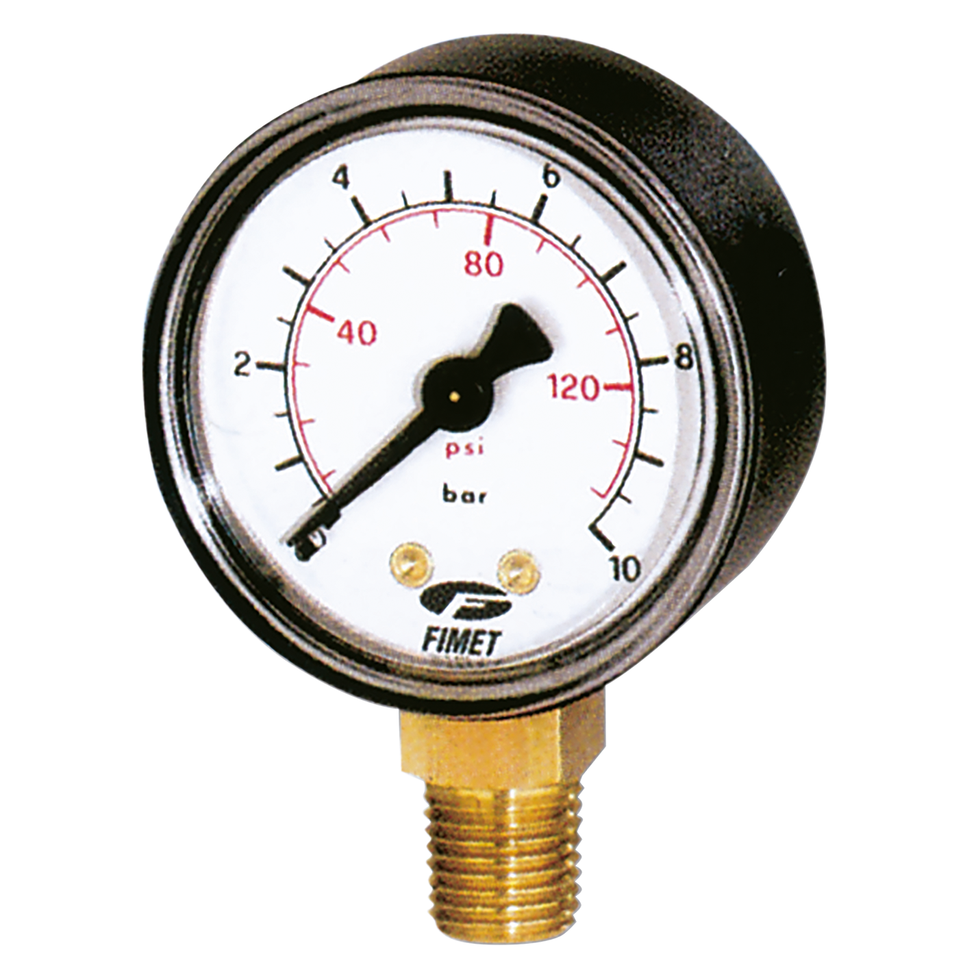 1 8 BSPT Dry Gauge 50mm Diameter Shepherd Hydraulics