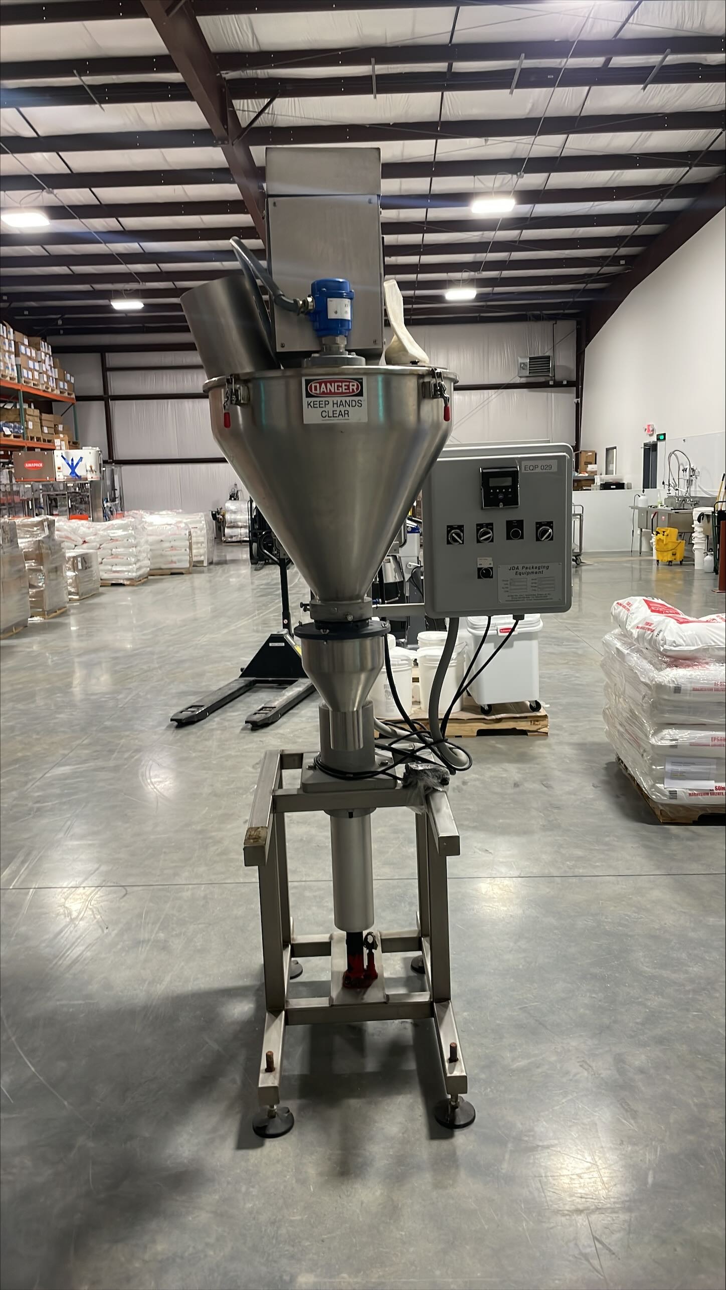Used JDA Packaging 5000 Stainless Steel Volumetric Filler