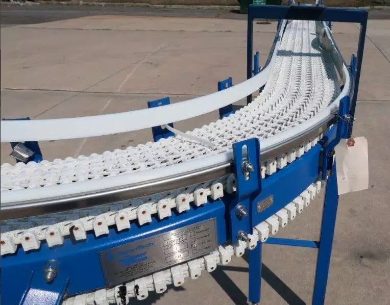 Used 12048400 Span Tech 90 Degree Mat Top Conveyor