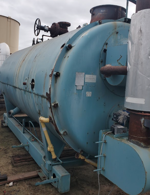 Used CBI 200 -300 Cleaver Brooks 150 HP Steam Boiler, Gas