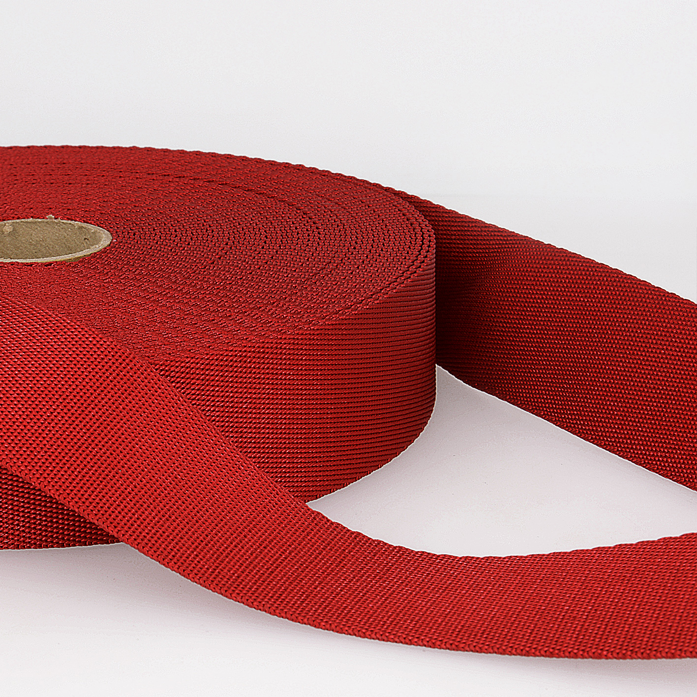 Trim: Webbing: Shoulder: 20m x 35mm: Red - Stephanoise - Groves and Banks