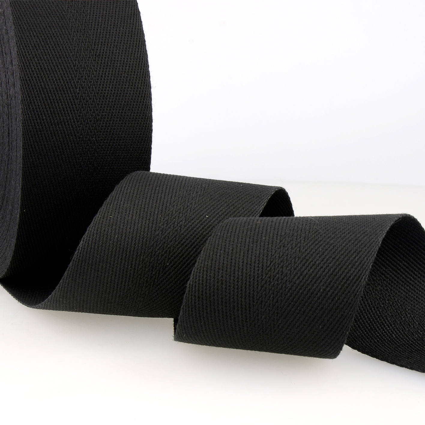 Trim: Webbing: 20m x 50mm: Black - Stephanoise - Groves and Banks