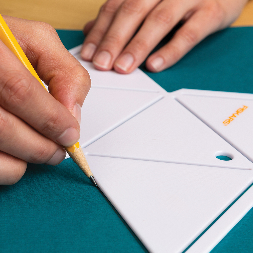 Template: 3D Paper Gem: Diamond - Fiskars - Groves and Banks