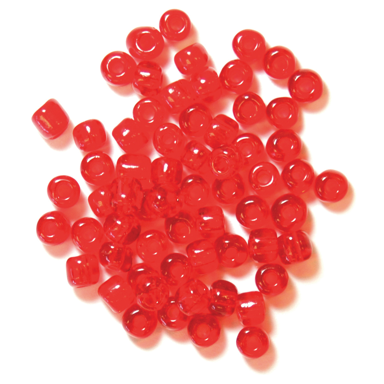 Beads: E Beads: Red: 5 Packs of 8g - Trimits - Groves and Banks