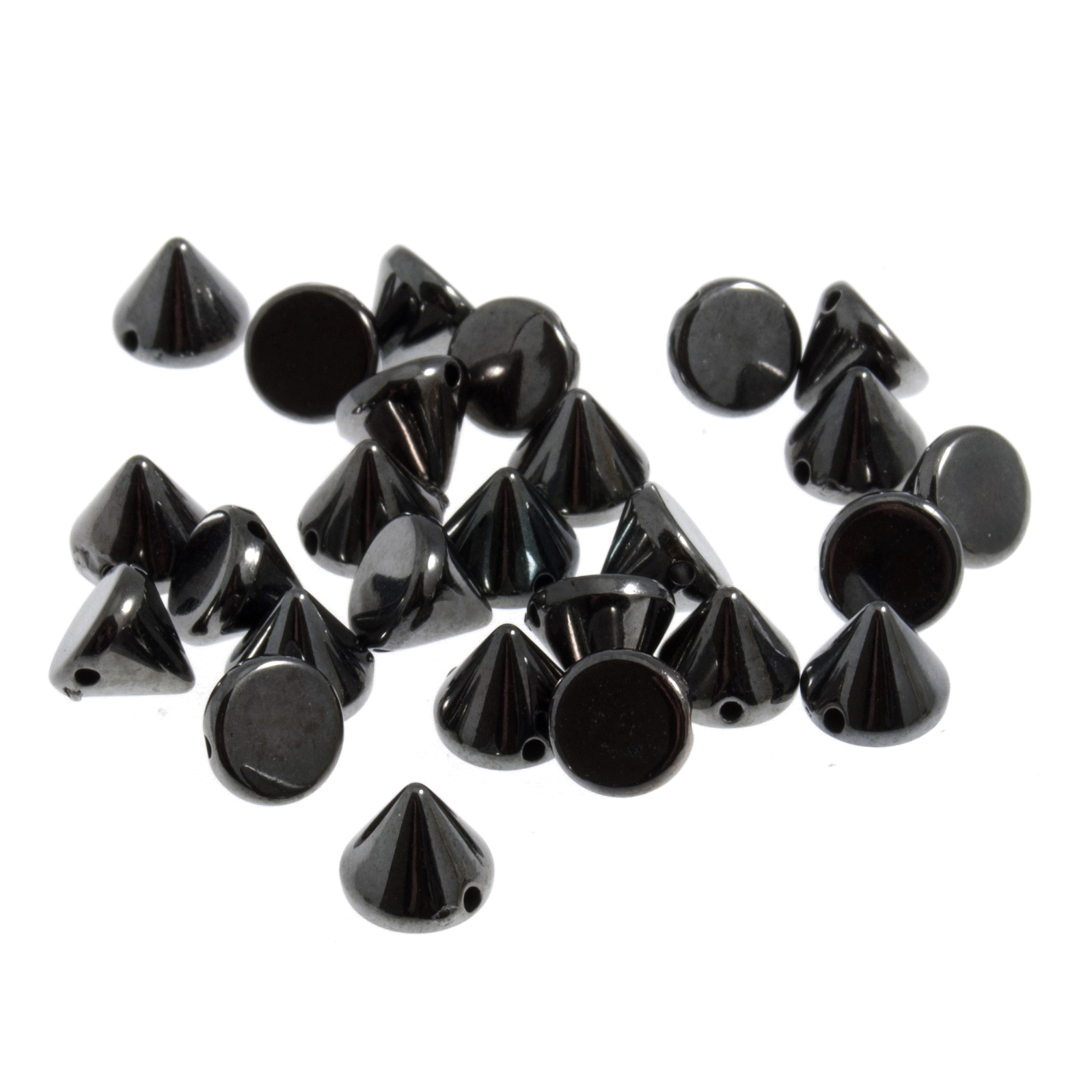 Trim: Studs: Sew-on: Cone: Gunmetal: 8 x 8mm: 80 Pack - Trimits ...