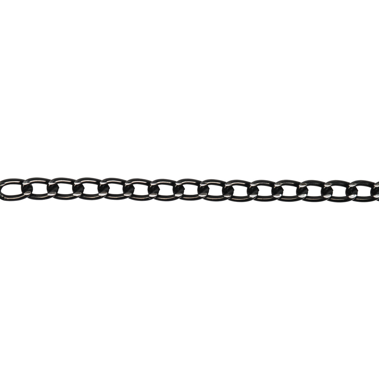 Trim: Chain: Fancy: 4 Links per Inch: 10m x 6mm: Black - Trimits ...