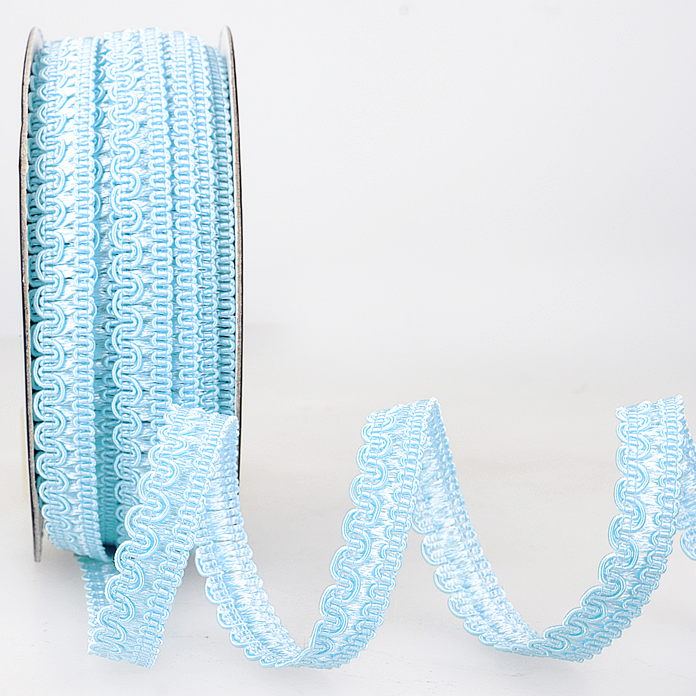 Trim: Braid: Rayon: 25m x 11mm: Light Blue - Stephanoise - Groves and Banks