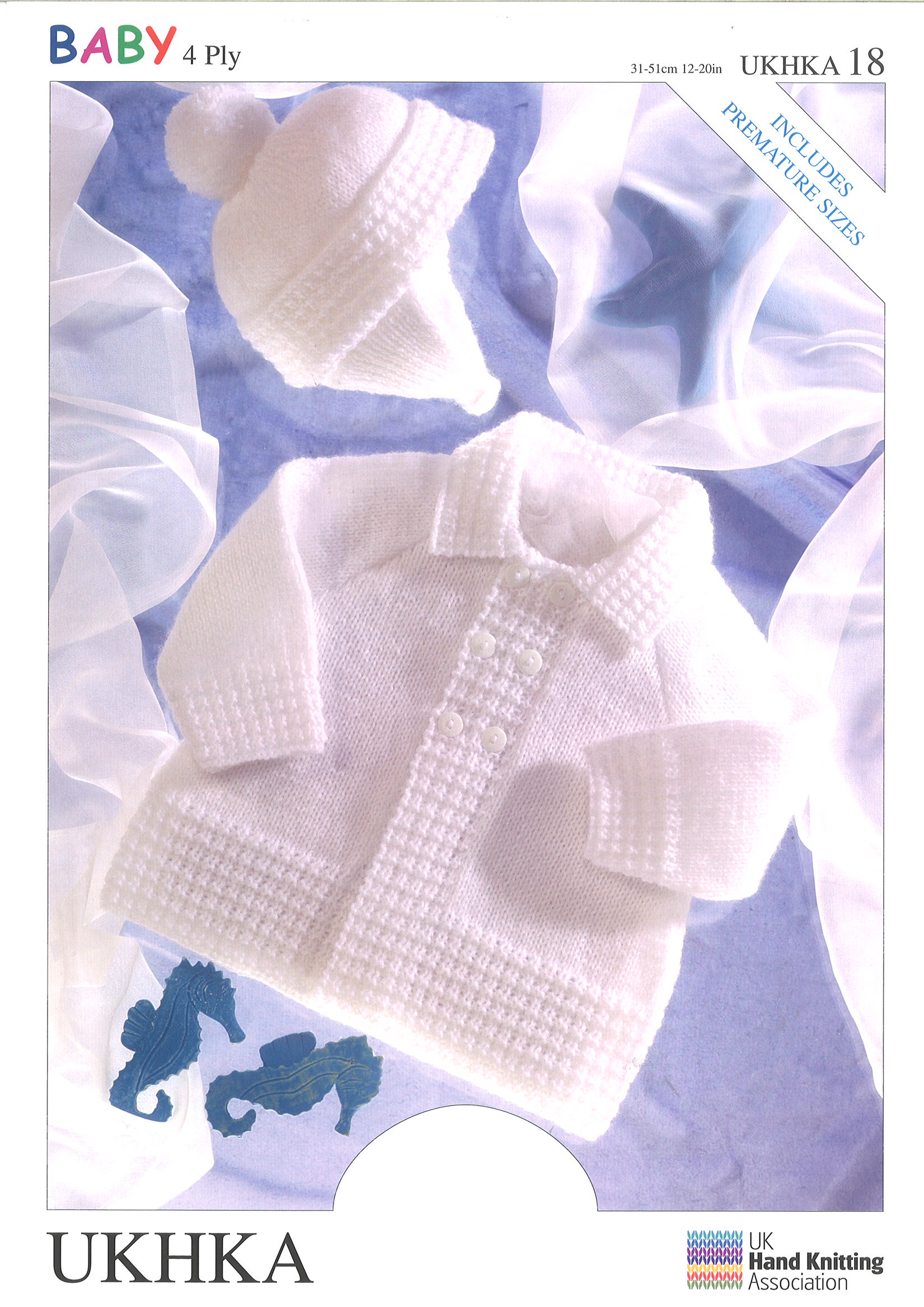 Pattern: 4 Ply: Matinee Coat and Helmet - UK Hand Knitting Association ...