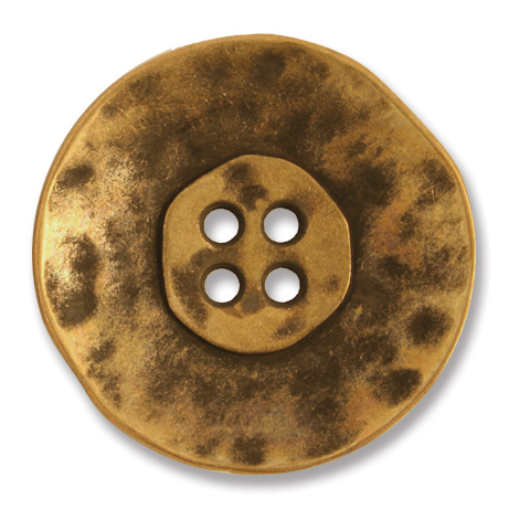 Buttons: Metal: 34mm: Antique Bronze - Trimits Loose Buttons - Groves ...