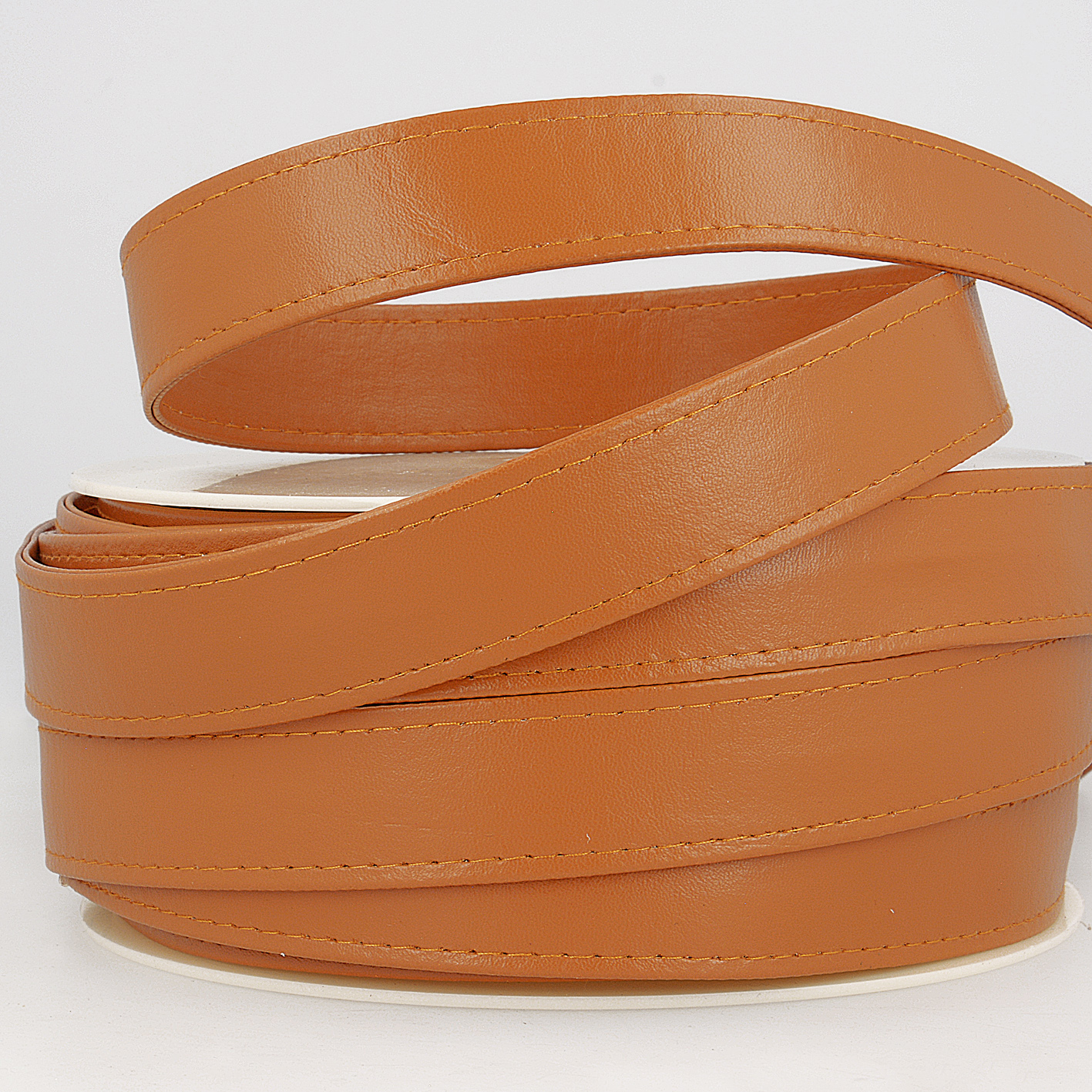 Trim: Webbing: Faux Leather: 10m x 25mm: Mustard - Stephanoise - Groves ...