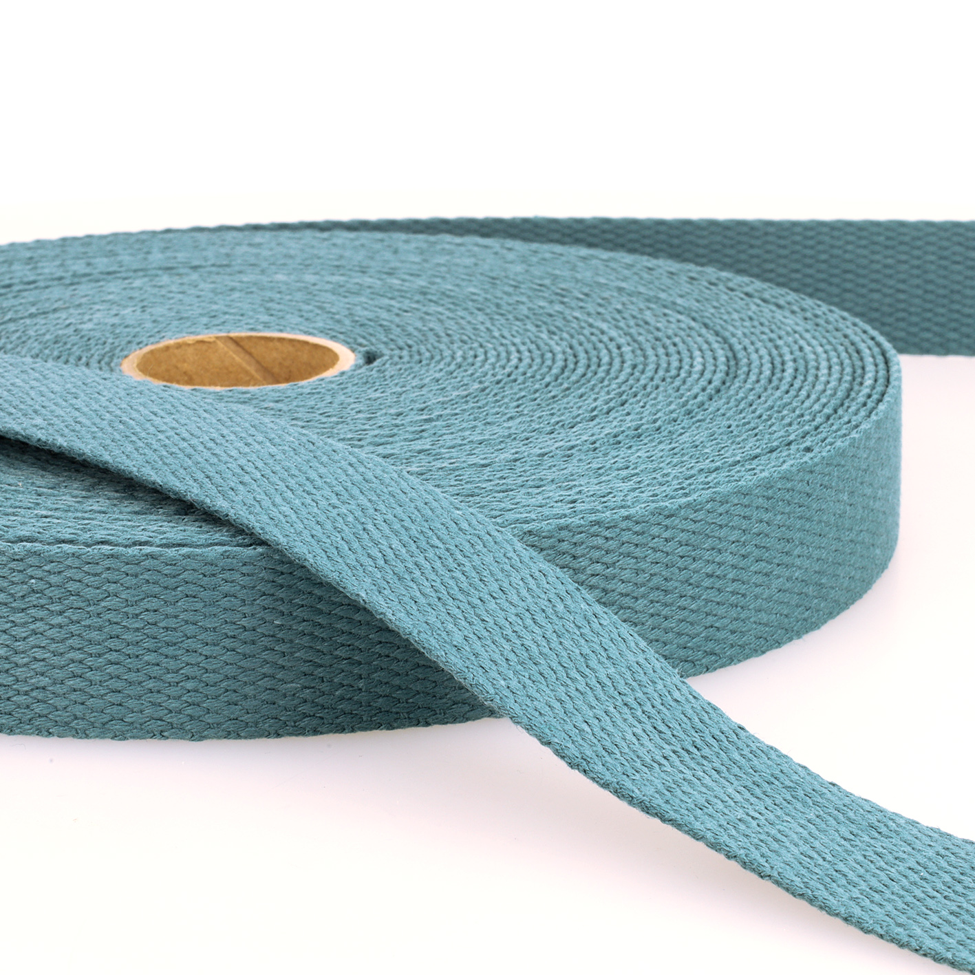 Trim: Webbing: Cotton: 20m x 25mm: Mineral Blue - Stephanoise - Groves ...
