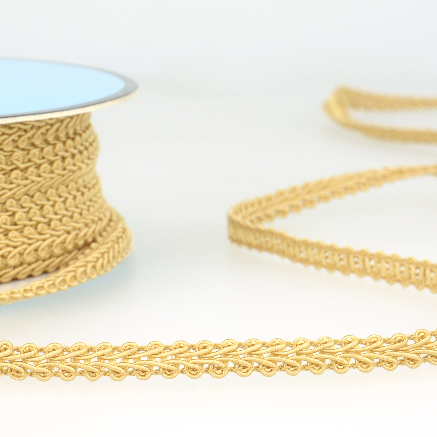 Trim: Gimp Braid: Small: 25m x 6mm: Dark Beige - Stephanoise - Groves ...