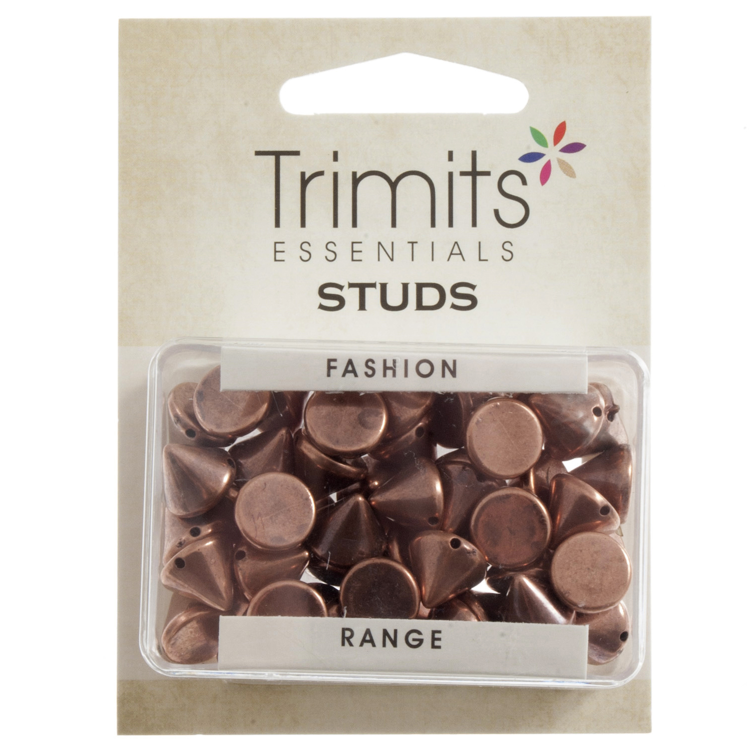 Trim: Studs: Sew-on: Cone: Copper: 10 x 7mm: 50 Pack - Trimits - Groves ...